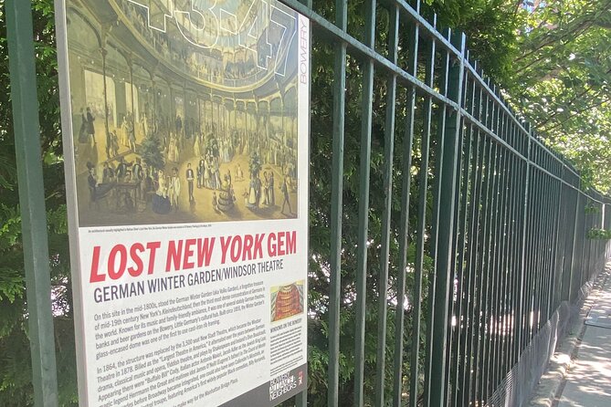 The Bowery Official Historic District Tour - Exploring the Itinerary in Depth