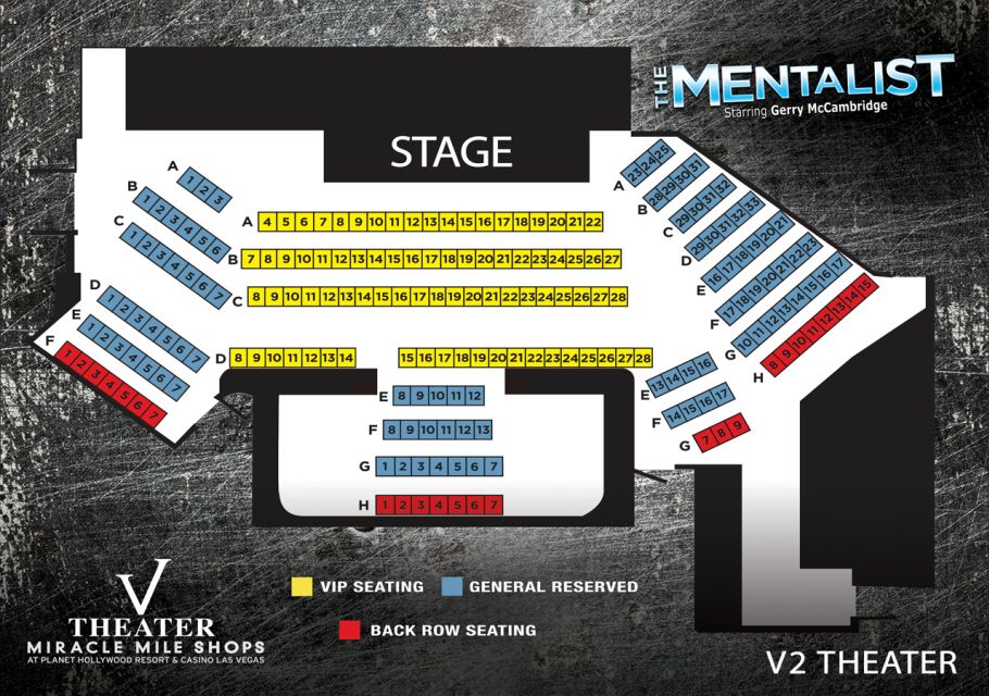 The Mentalist Tickets: Las Vegas - Authentic Experiences and Insights from Reviewers