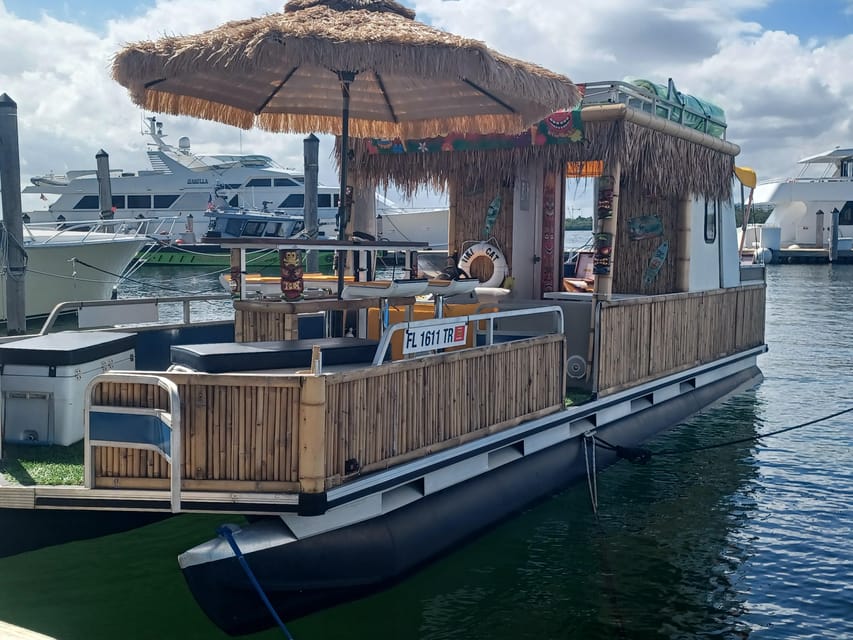 Tiki Cat Boat Tours with Biscayne Boat Charters & Yachts - Key Points