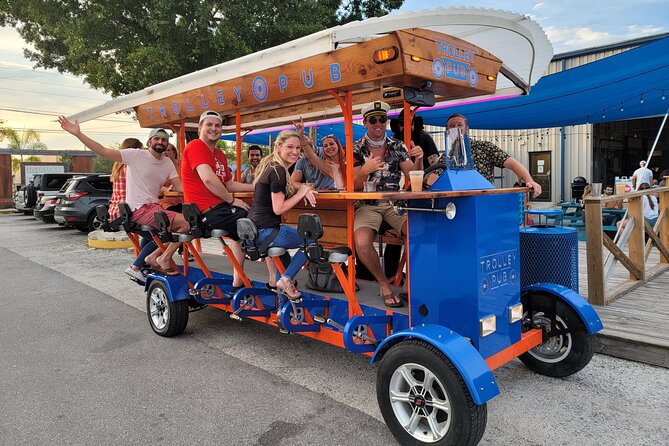 Trolley Pub Party Bike through St. Pete with Bar+Mural Stops - The Ride and Group Dynamics