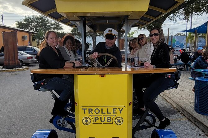 Trolley Pub Party Bike through St. Pete with Bar+Mural Stops - Authentic Guest Experiences