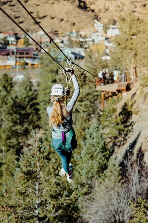 Upper Clear Creek Whitewater Rafting plus Cliffside Zipline from Idaho Springs - The Sum Up