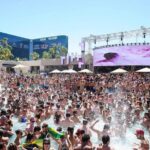 Vegas Pool Party Crawl by Party Bus w/ EZ Entry & Free Drinks - Transportation & Group Size