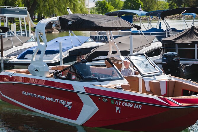 Wake Surfing on a Luxury Captained Cruise in Canandaigua - Key Points