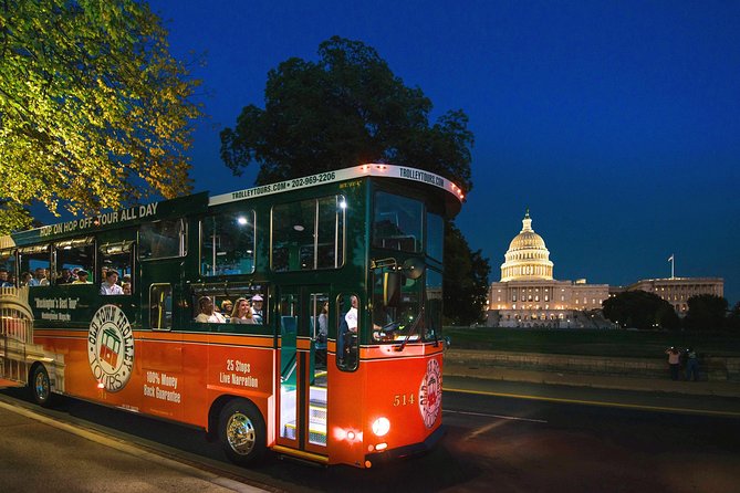 Washington DC Monuments by Moonlight Tour by Trolley - FAQ