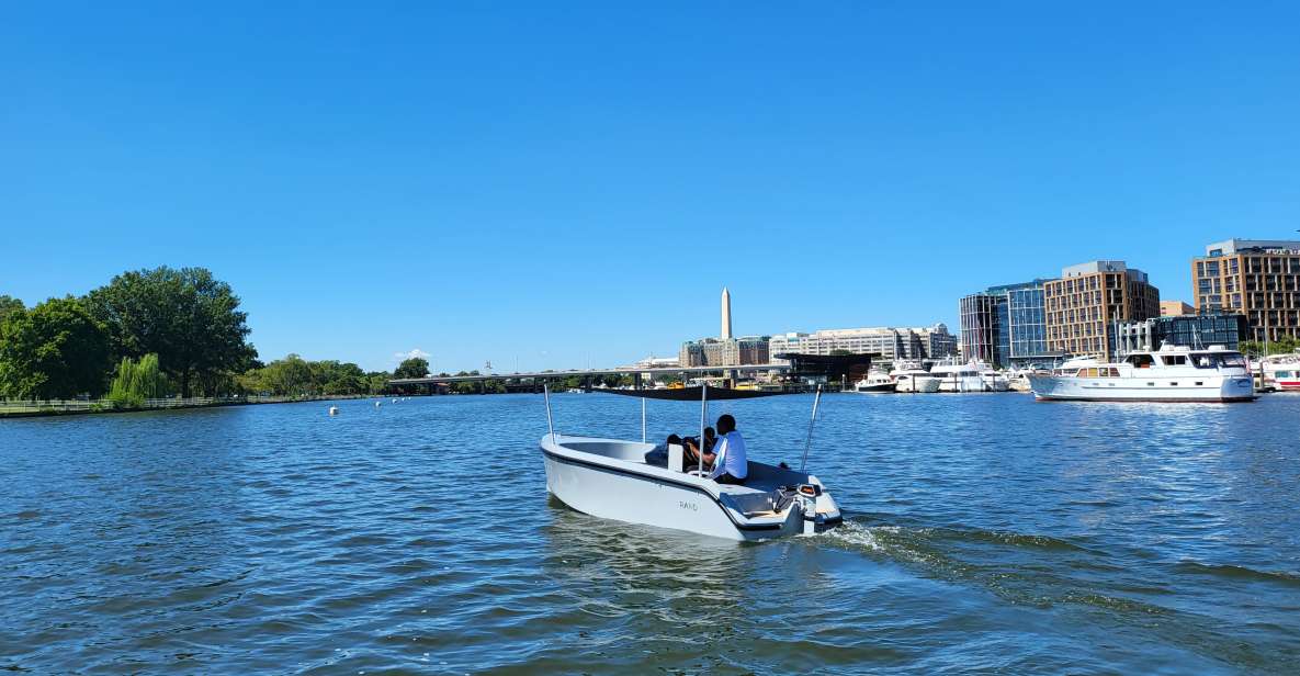 Washington DC: The Wharf Self-Driven Boat Tour with Map - Explore Washington DC from a Different Perspective