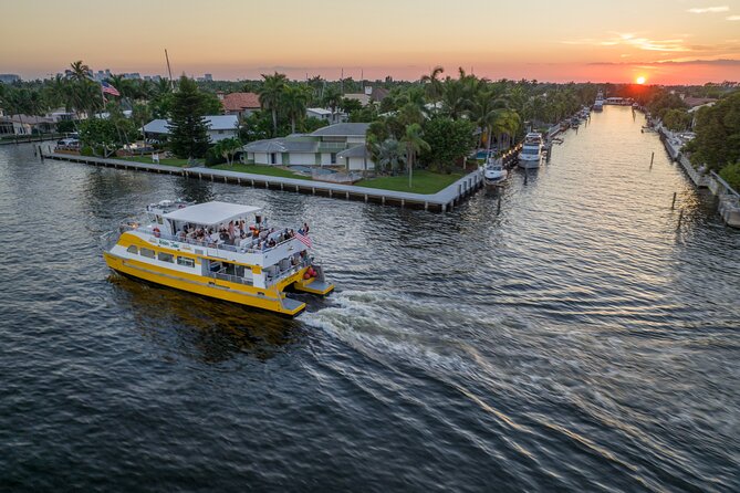 Water Taxi evening hop-on hop-off sunset sightseeing cruise - Key Points