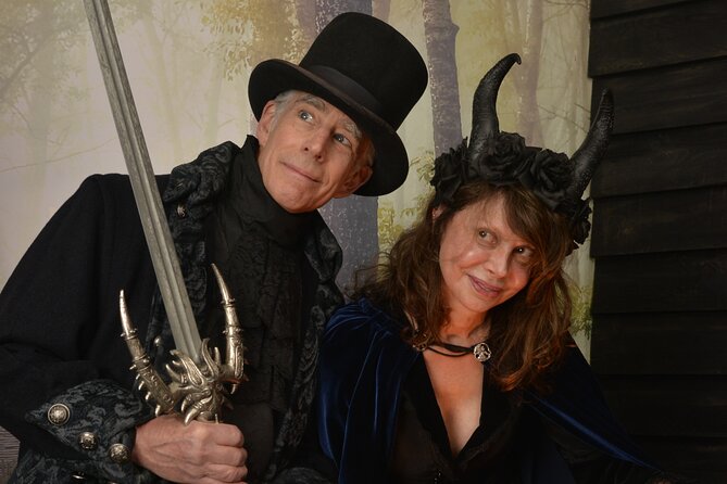 Witch Costume Photo Shoot - Olde Salem Village theatrical set - Introduction