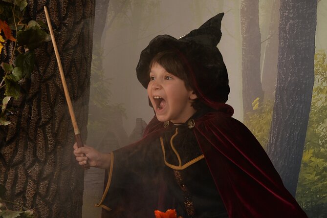 Witch Costume Photo Shoot - Olde Salem Village theatrical set - Authenticity and Unique Touches