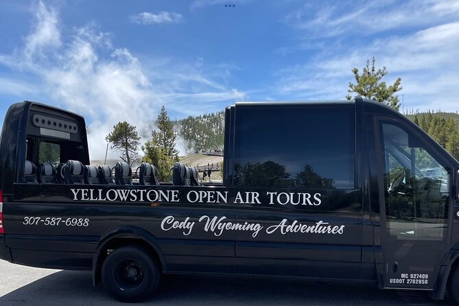 YellowstoneOpen Air Glass Top Convertible Van West Yellowstone - The Itinerary in Detail