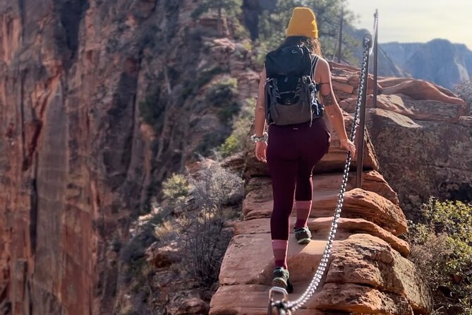 Zion National Park- Angels Landing Guided Hike Permit Included - Key Points  