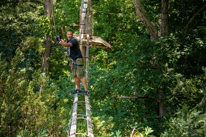 Ziplining and Climbing at The Adventure Park at Virginia Aquarium - An Authentic Look at the Experience