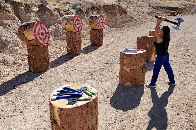 Axes, Arrows and Bullets Combo Package in Las Vegas - An In-Depth Look at the Experience